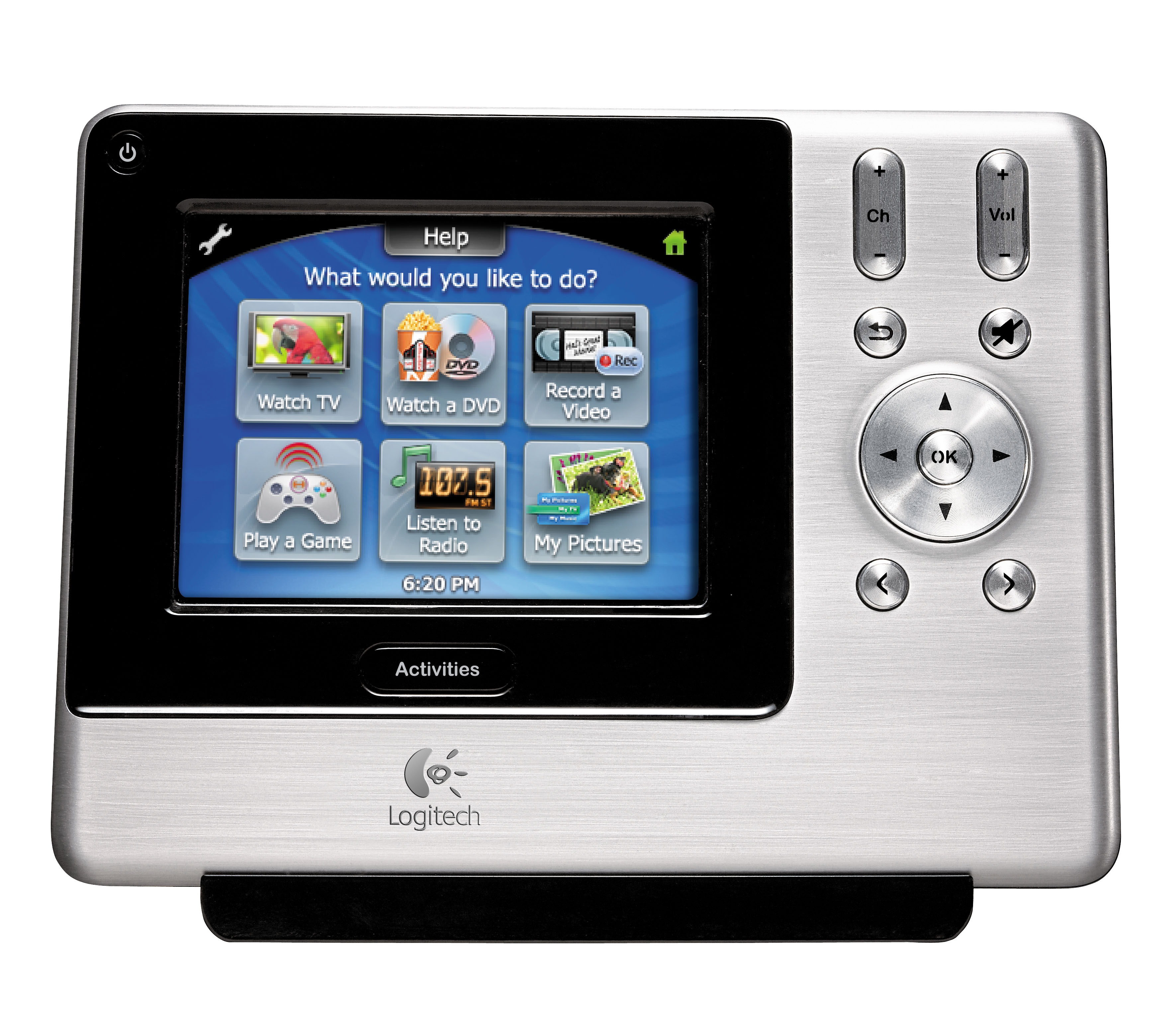 A Touch of Luxury: Logitech Reinvents Harmony Remote with Touch Screen ...