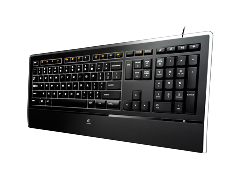 New Logitech Illuminated Keyboard Makes Typing Easy - Night or Day ...