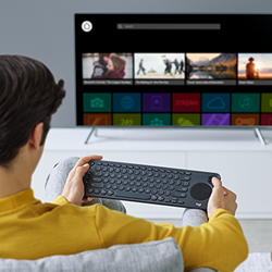 Logitech K600 TV Keyboard Simplifies Navigation and Control to Your ...